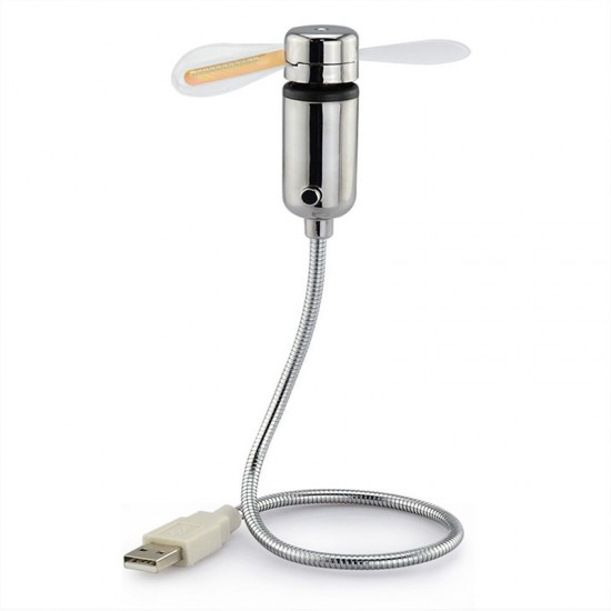 Flexibele USB ventilator met LED verlichting - USB ventilators ...